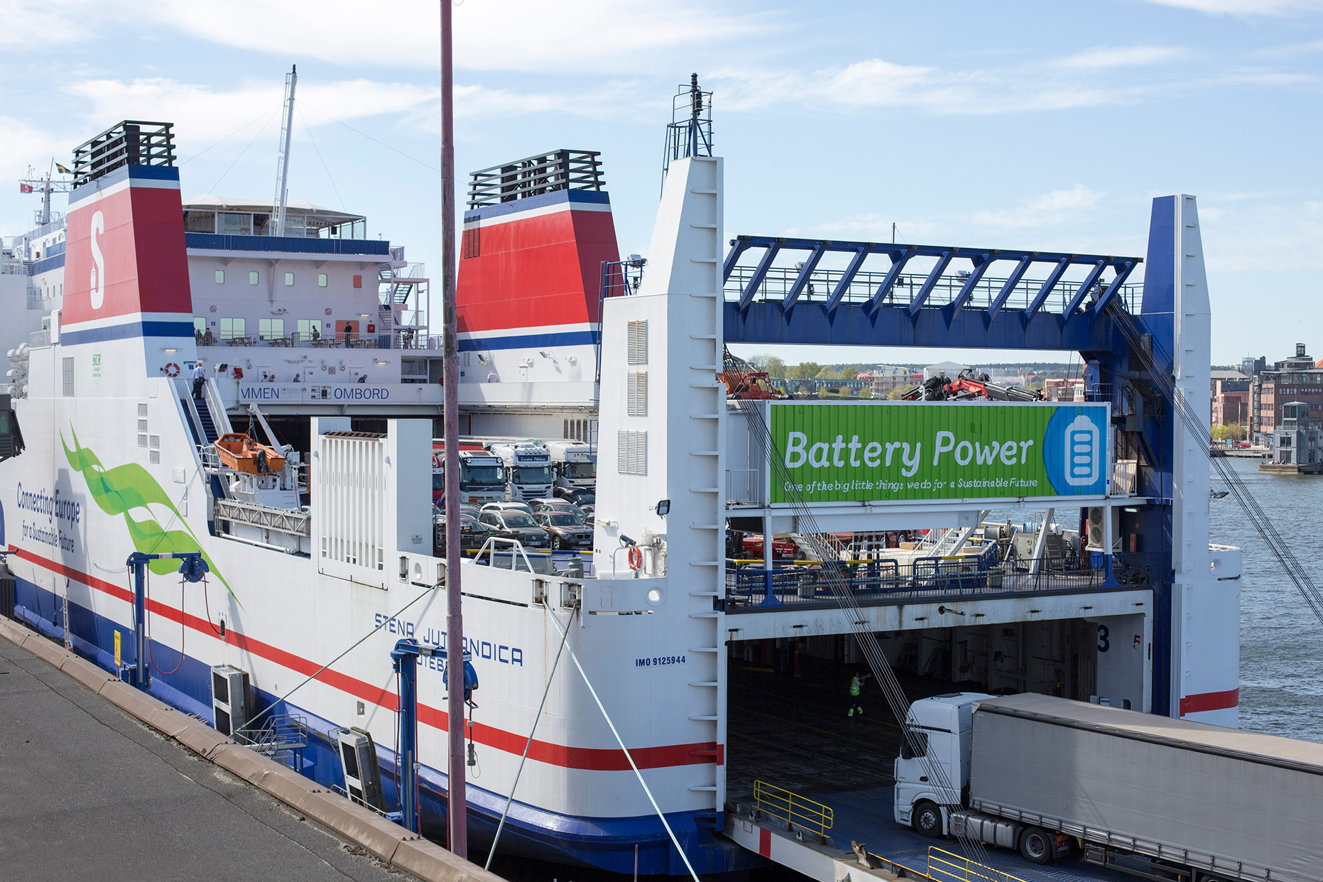 From shopping boats to floating bridges – Stena Line celebrates its ...